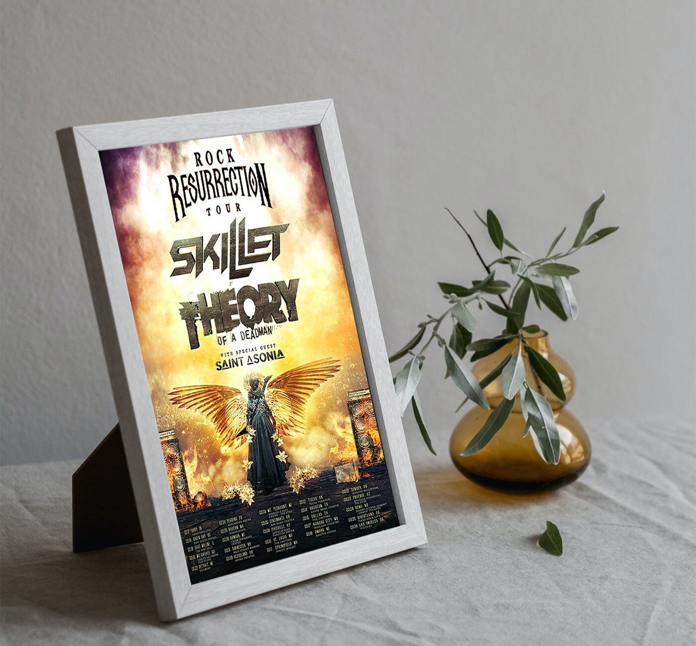 Theory Of A Deadman Band Poster, Theory Of A Deadman Rock Resurrection ...