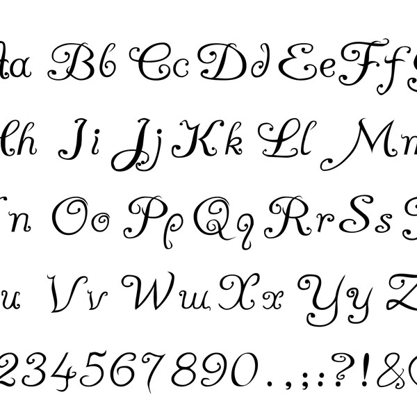 Curlz Font - Etsy