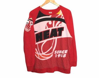 Miami Heat Vintage Sweatshirt - Etsy UK