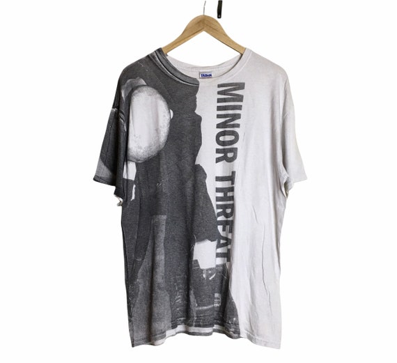 Vintage Minor Threat Jumbo Print Hardcore Punk T Shirt - Gem