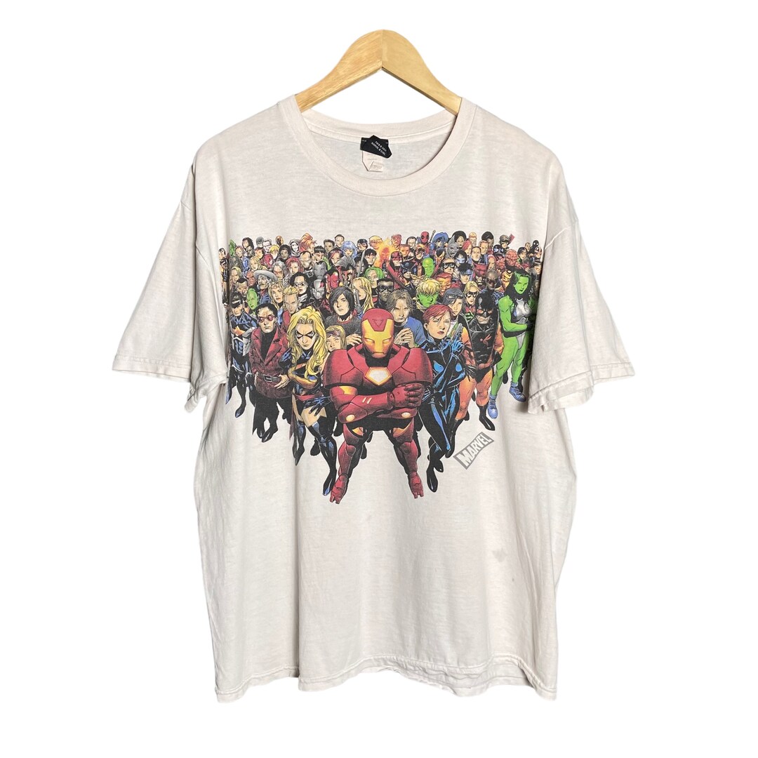 Vintage Y2K Marvel Comics T-shirt / Hero - Etsy