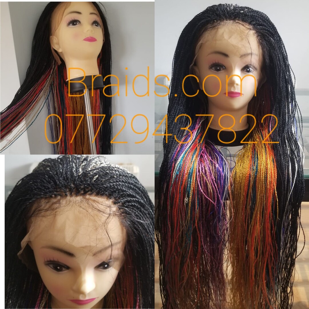 Parrucca Multicolore un milione di torsioni - Etsy Italia