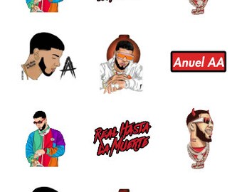 Anuel AA Cake Topper - Etsy