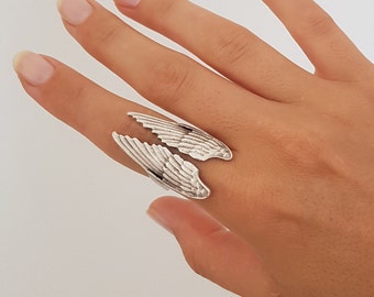 Angel Wings Ring | Etsy