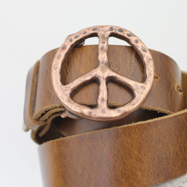 Peace Sign Belt - Etsy