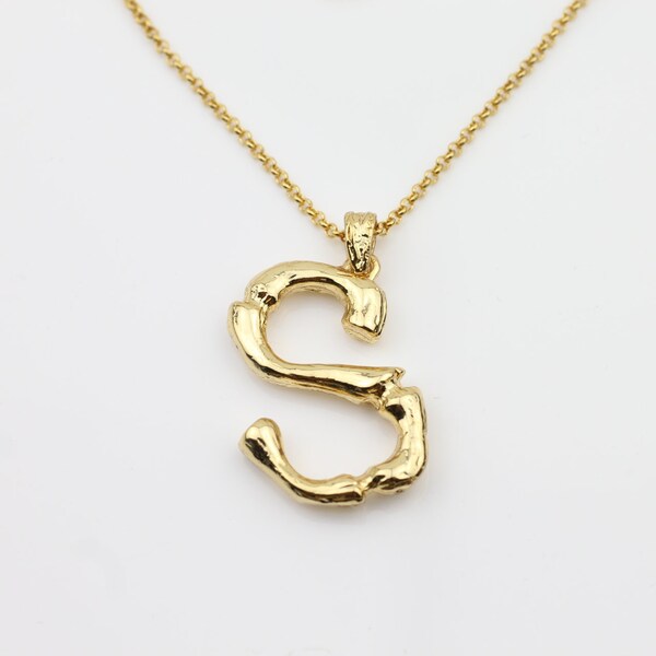 Initial Necklace - Etsy