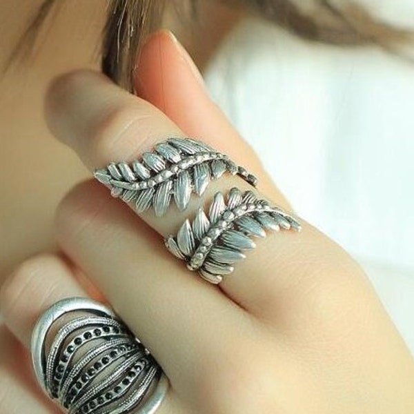 Sterling Silver Long Ring - Etsy