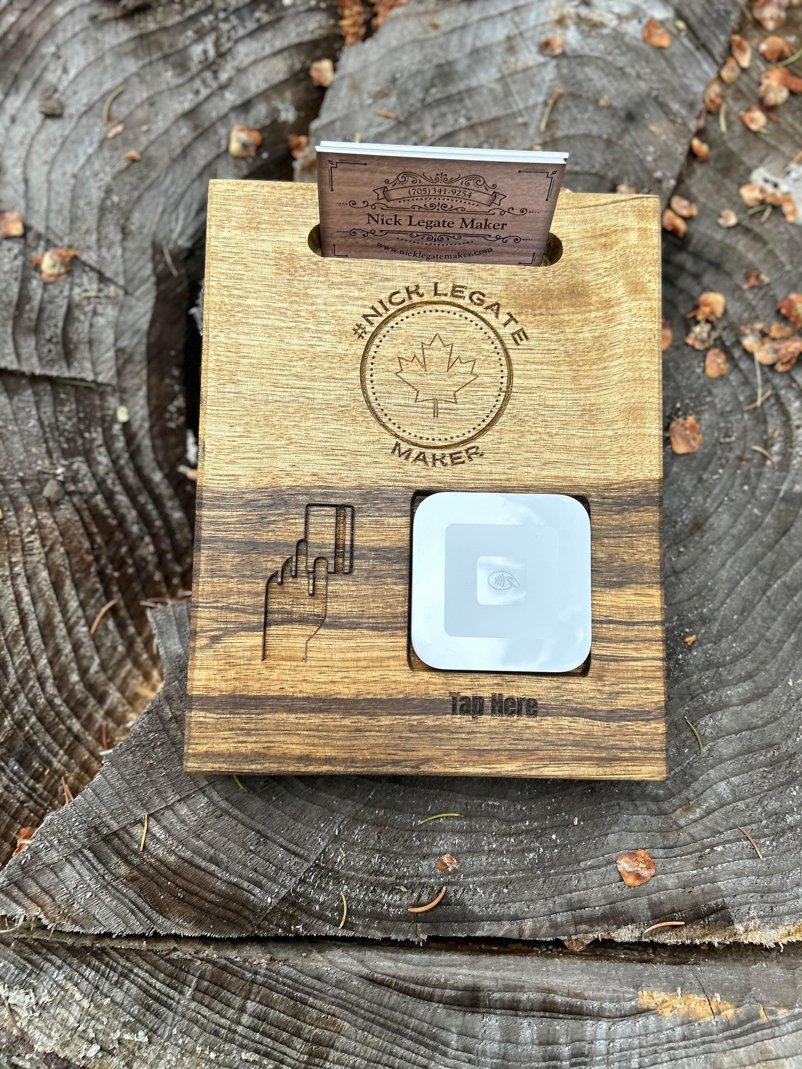 Custom Display Board for Square Reader and Business Cards - Etsy