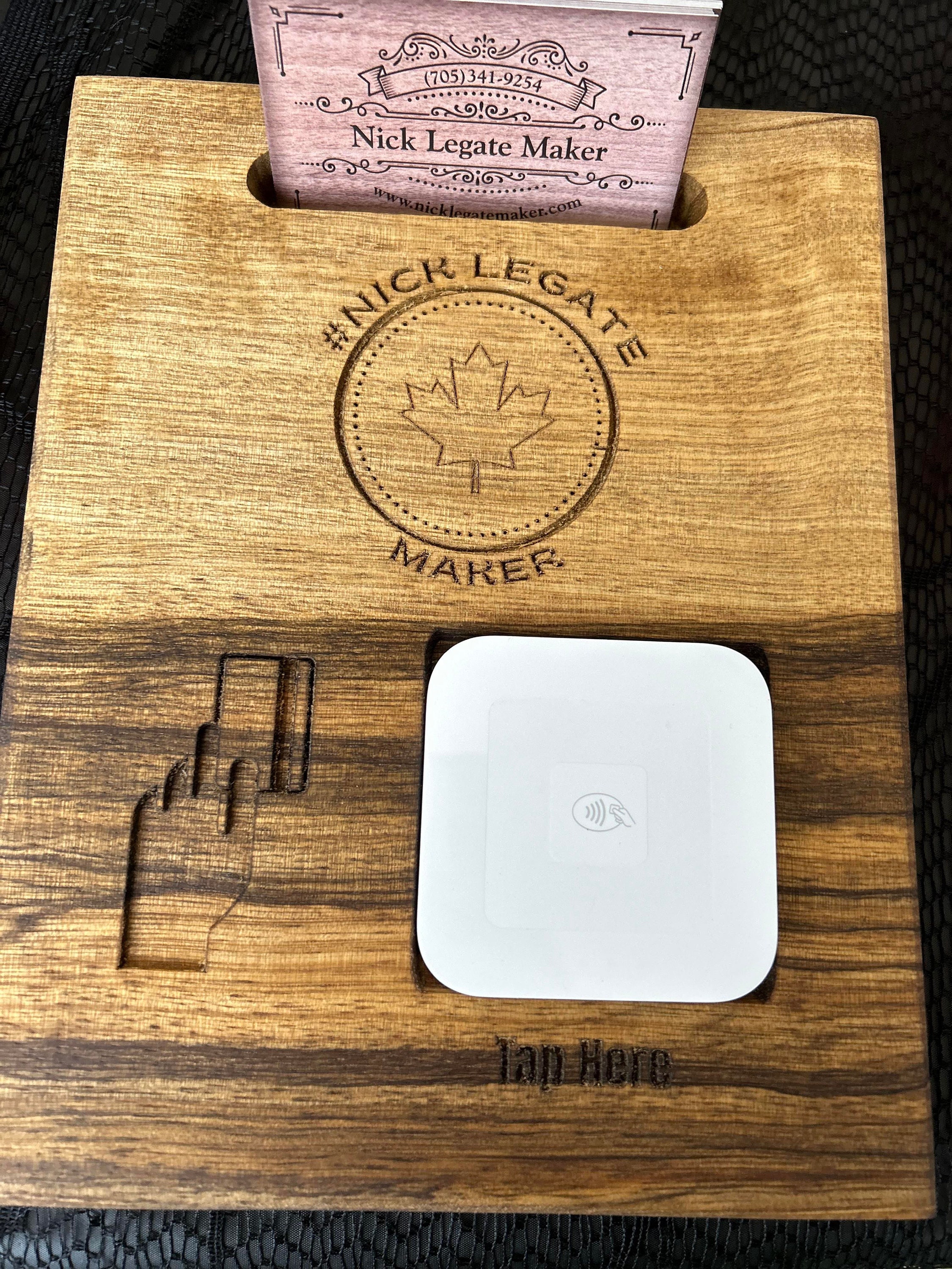 Custom Display Board for Square Reader and Business Cards - Etsy