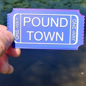 One Way Ticket to Pound Town 3d Printed Gag Gift for the One You Love ...