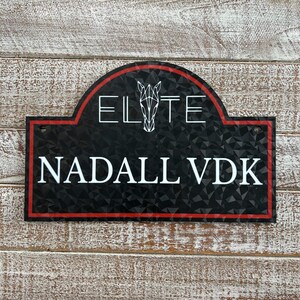 Personalized Horse Stall Signs - Custom Stable Name Plates - Etsy