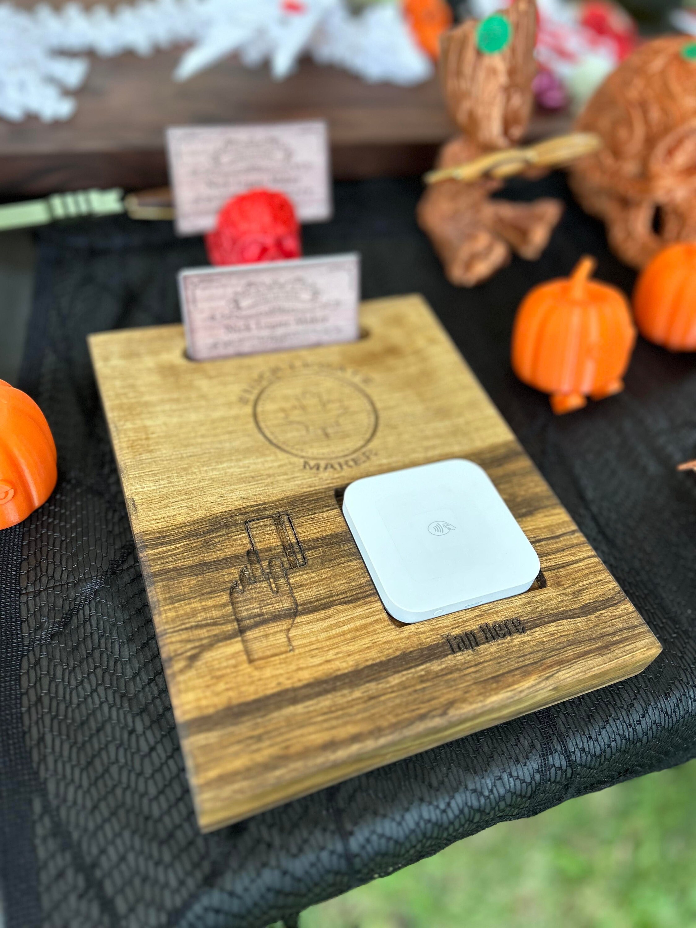 Custom Display Board for Square Reader and Business Cards - Etsy