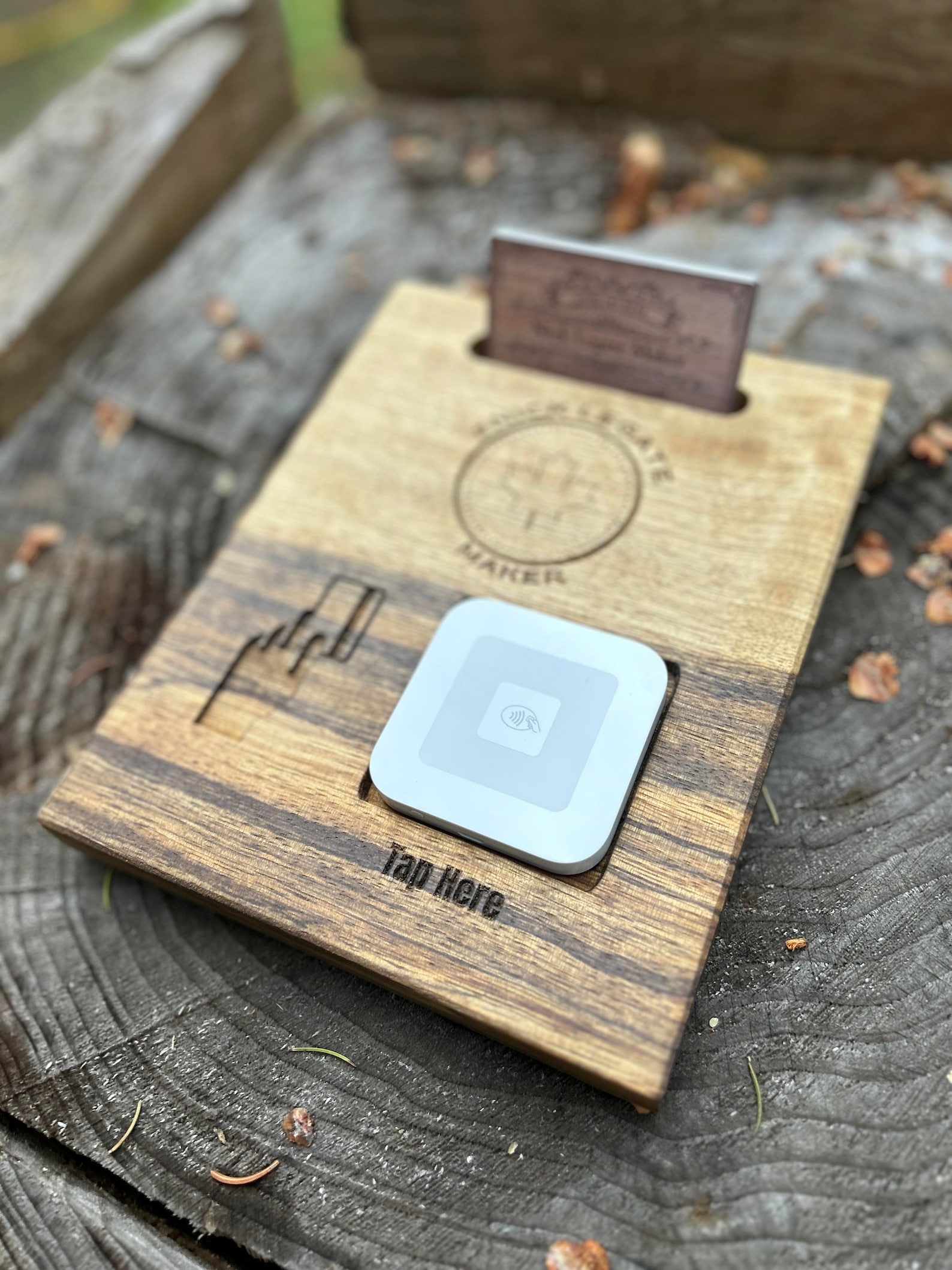 Custom Display Board for Square Reader and Business Cards - Etsy