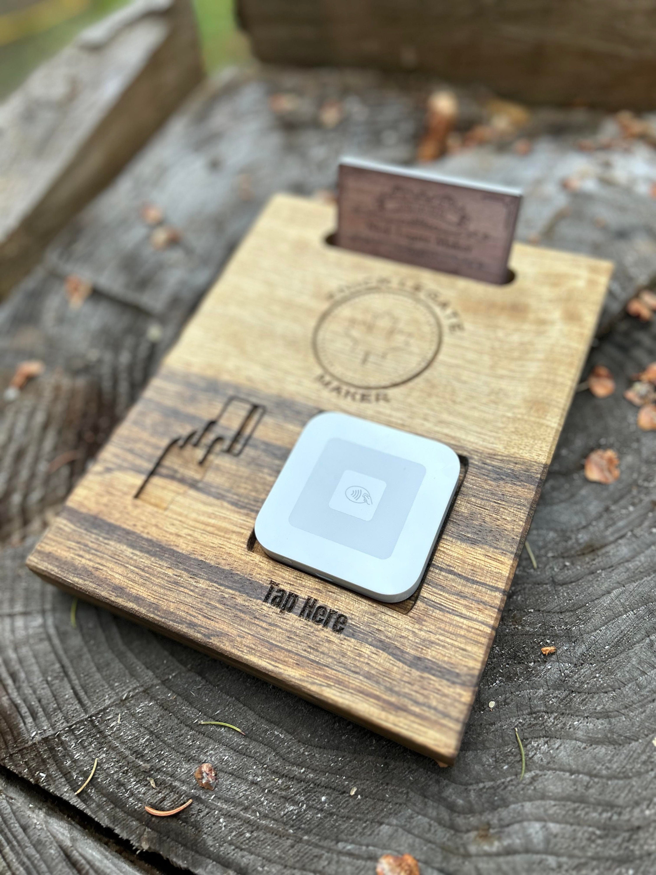 Custom Display Board for Square Reader and Business Cards - Etsy