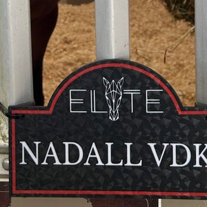 Personalized Horse Stall Signs - Custom Stable Name Plates - Etsy