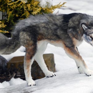 Miniature Realistic Wolf Poseable One of a Kind Art Doll - Etsy