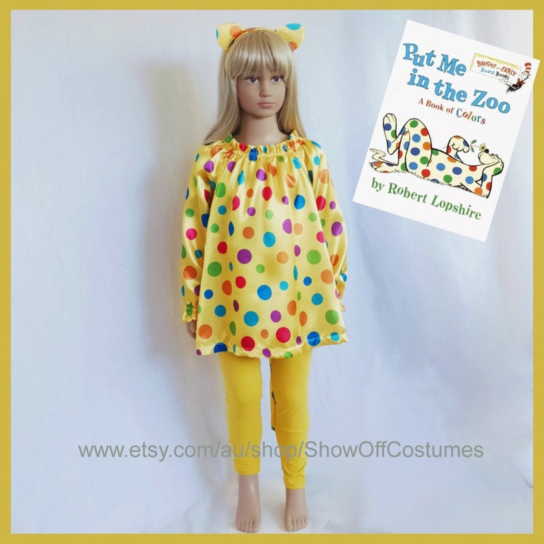 Put Me in the Zoo Girls Book Week Costume Will Fit Girls 6 - 7 Years - Etsy