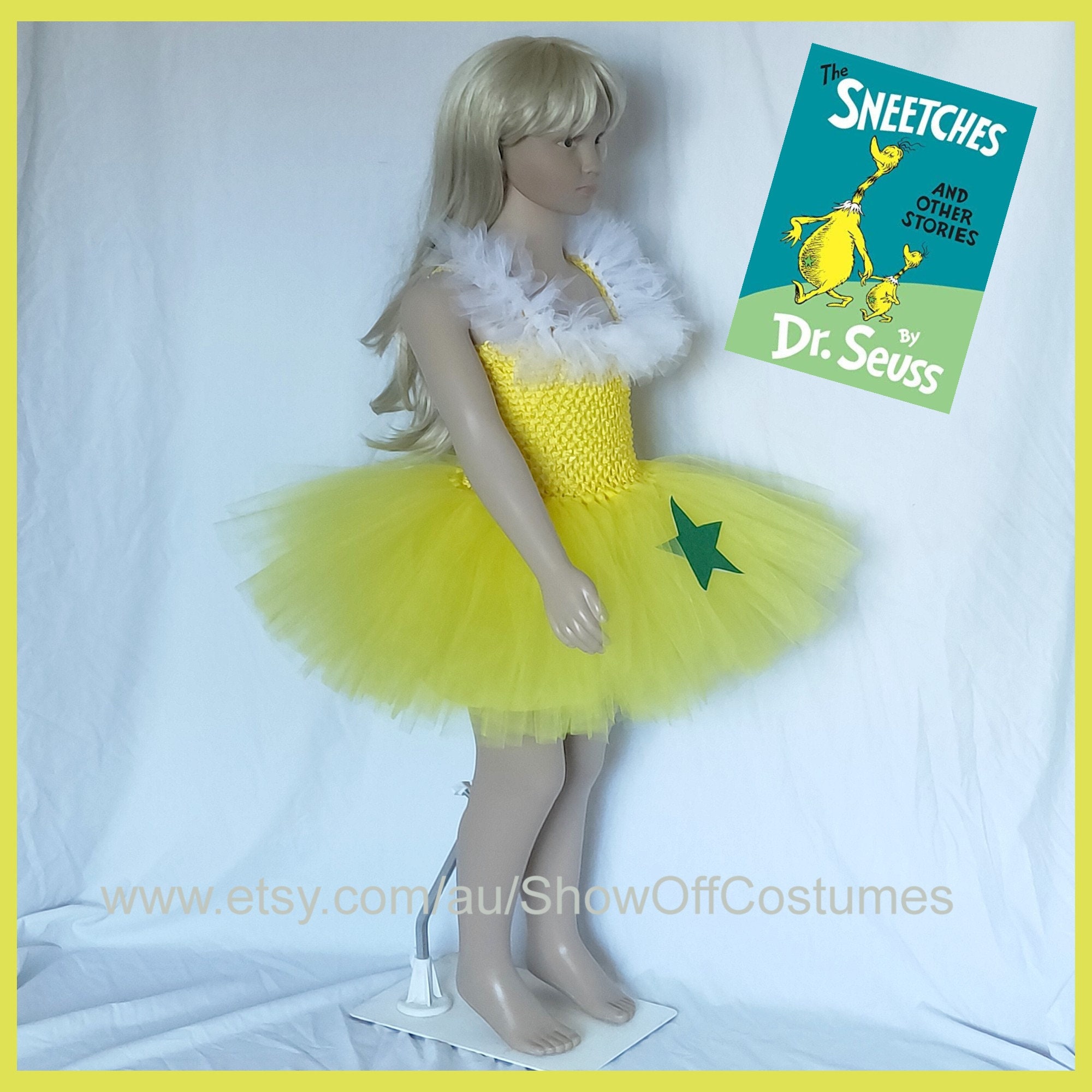 Dr Seuss Sneetches Girls Book Week Costume Girls Size 4 - 5 Yrs - Etsy ...