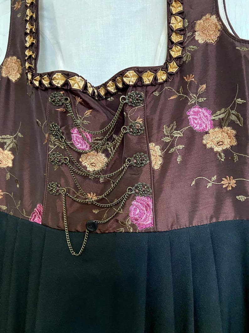 Vintage Maxi Dirndl Dress: Austrian Octoberfest Trachten Dress - Etsy
