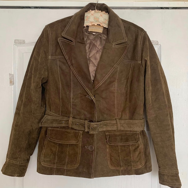 Womens Vintage 70s Suede Jacket - Etsy