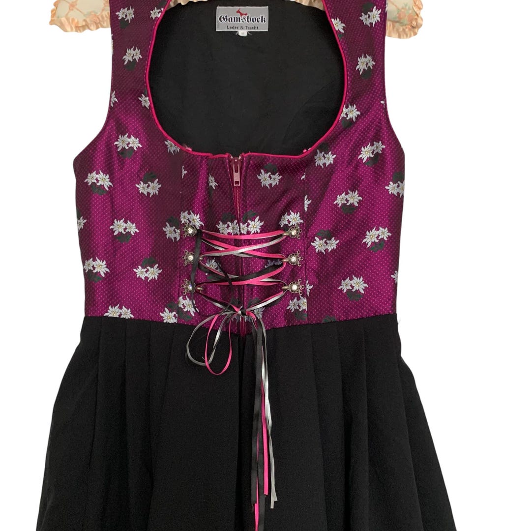 Vintage Traditional Dirndl Dress Girl Trachten Dress Oktoberfest ...