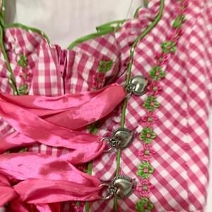 Vintage Dirndl Pink Dirndl Dress Oktoberfest Costume XS-S - Etsy