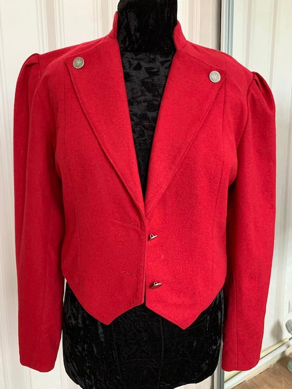 Vintage trachten blazer Tyrolean jacket women Oktober… - Gem
