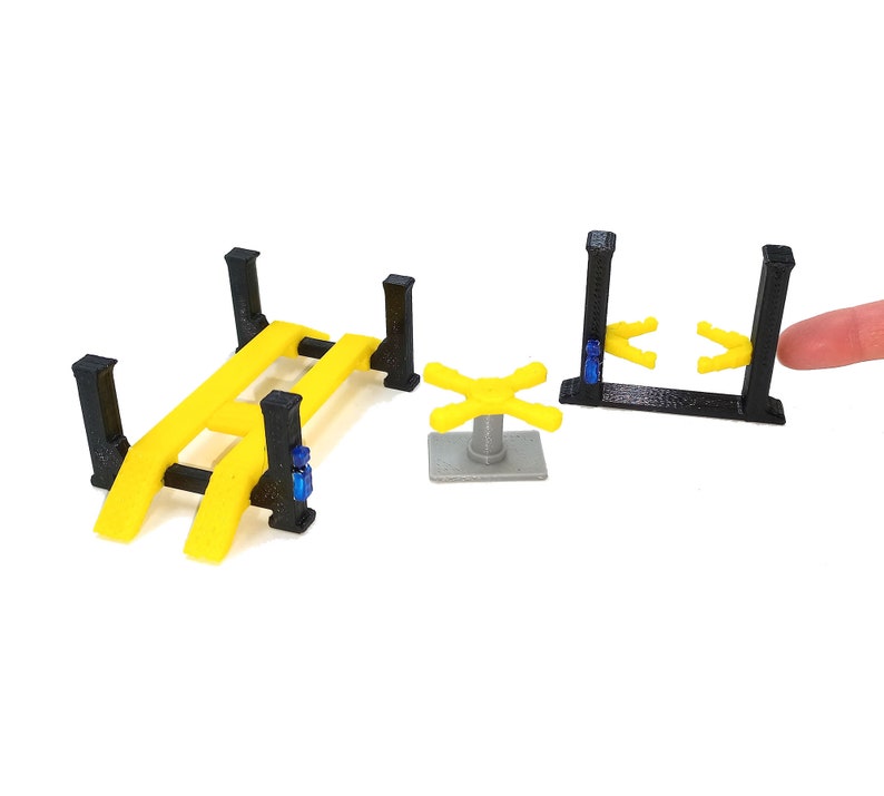 STL Files for 3D Printer – 1:64 Scale Vehicle Lifts for Car Mechanic ...