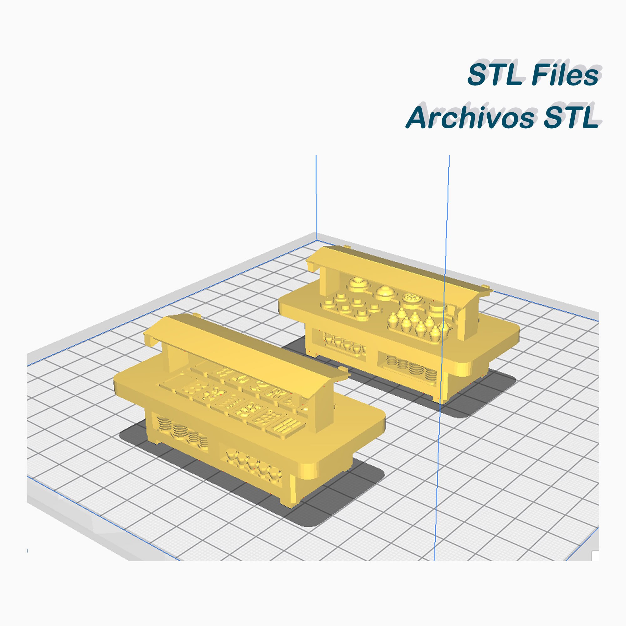 Restaurant Bar Items Pack - 1:50 Scale - STL Files for 3D Printing ...