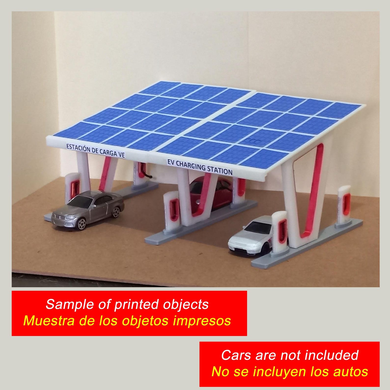 Electric Vehicle Charging Station 1:64 Scale for Car Diorama ...