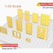 Miniature Furniture – Doors and Windows Kit for House 1:50 Scale - STL ...