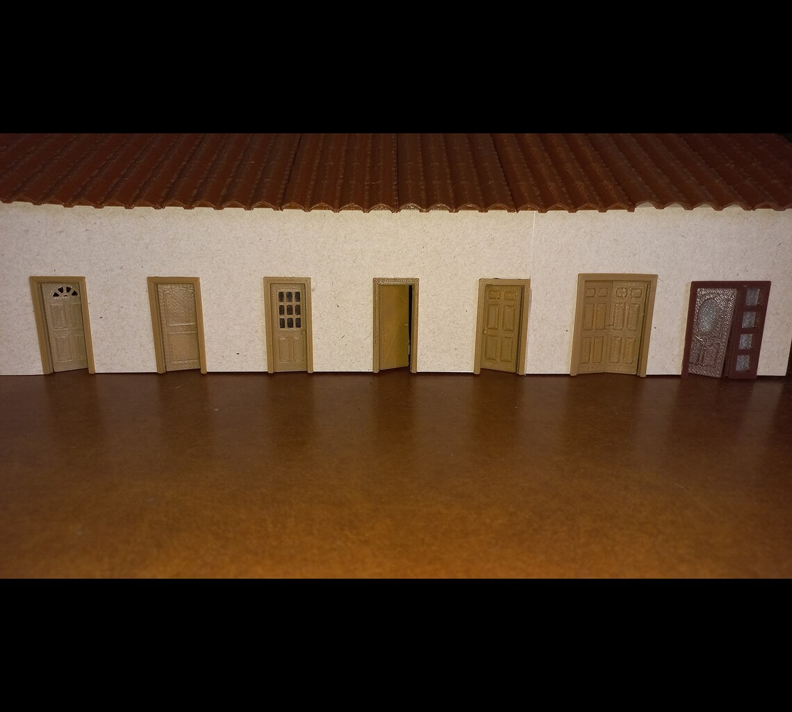 Miniature Furniture – Doors and Windows Kit for House 1:50 Scale - STL ...