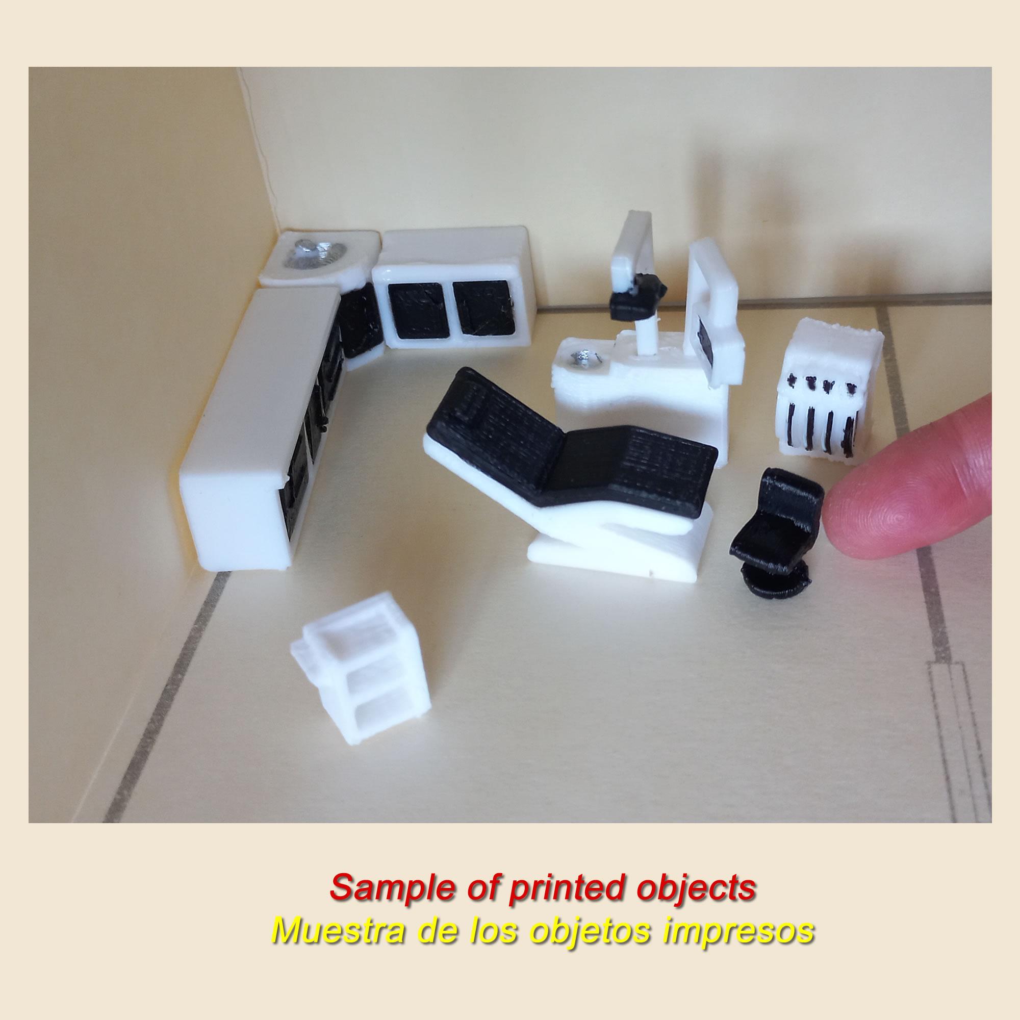Dental Office Kit 1:50 Scale - STL Files for 3D Printing - Miniature ...