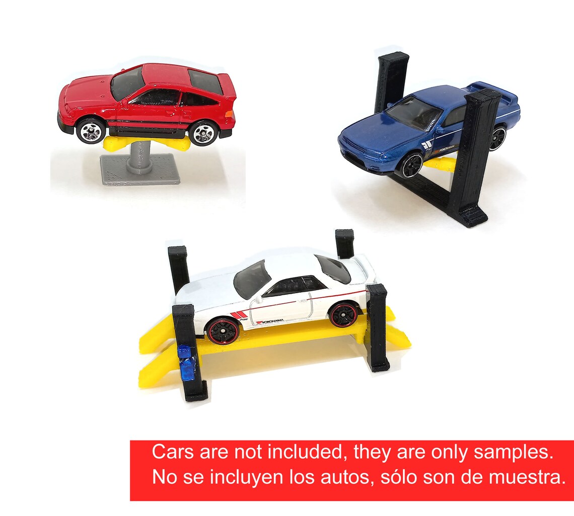 STL Files for 3D Printer 1:64 Scale Vehicle Lifts for Car - Etsy