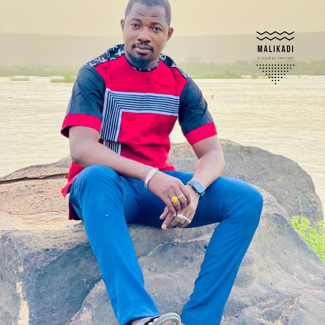 Men's Shirt With Faso Dan Fani - Etsy