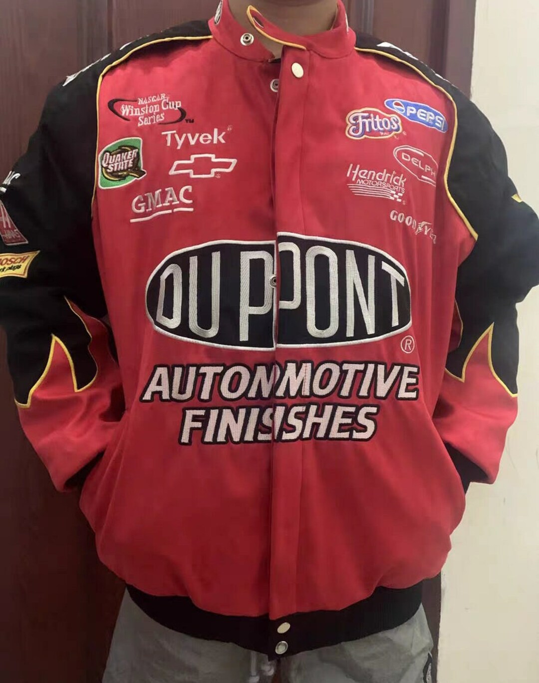 Dupont Nascar Racing Biker Motorcycle Jacket - Etsy