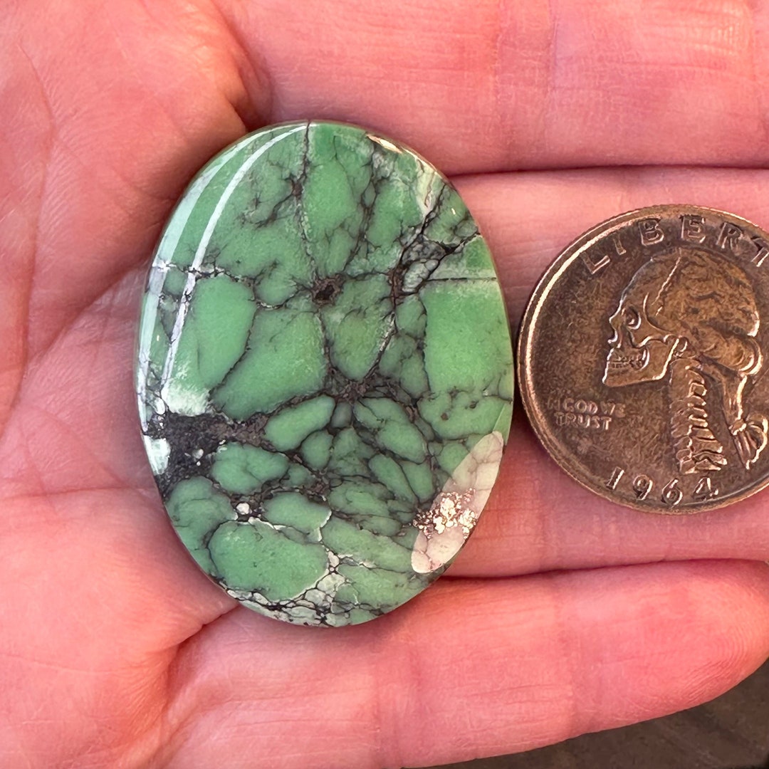 Black Bridge Variscite Oval Cabochon - Etsy