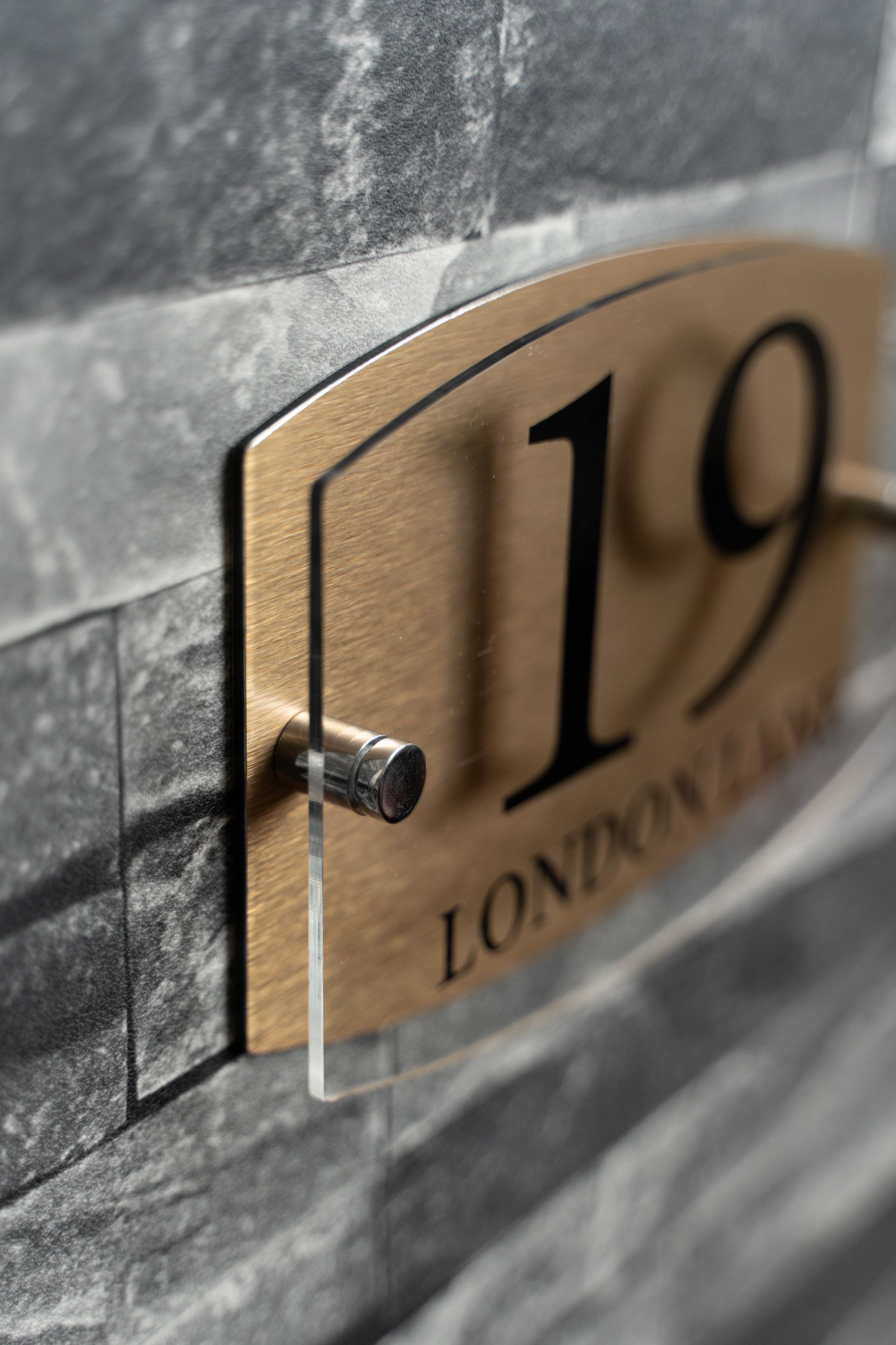 Decorative Number Signs, House Numbers Signs, Modern Door Number, Front ...