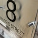 Modern Door Number, Address Numbers Plaque, Door Numbers Plaque ...