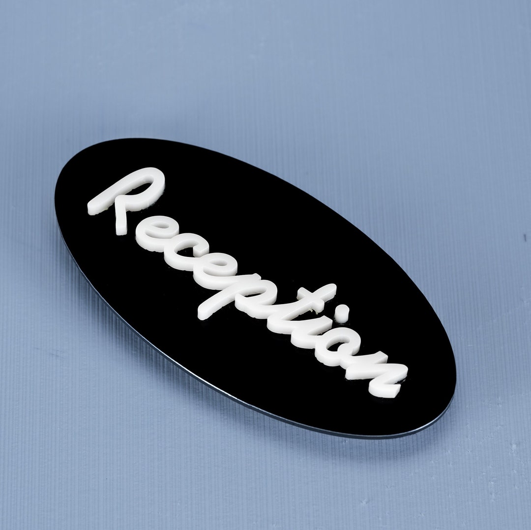3D Engraving Acrylic, Custom Reception Sign, Reception Laser Cut, 3D ...