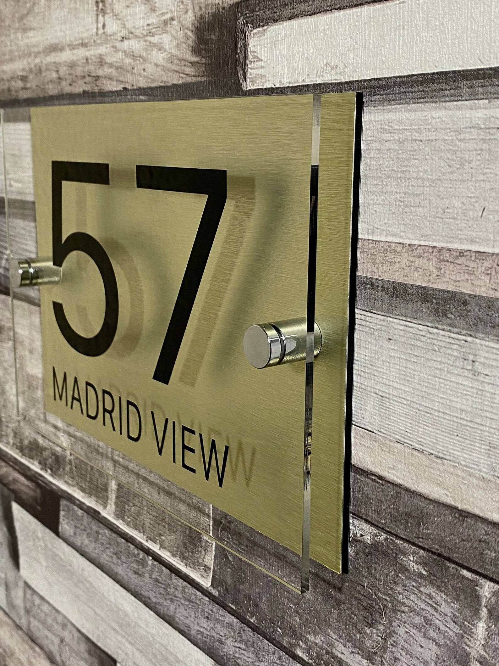 Modern Door Number, Address Numbers Plaque, Door Numbers Plaque ...