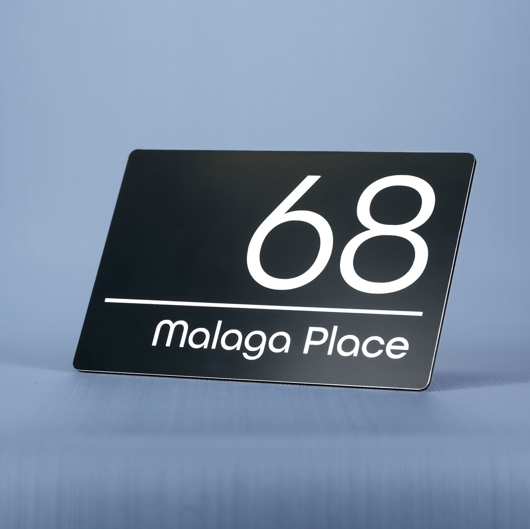 Modern Door Number, Address Numbers Plaque, Door Numbers Plaque ...