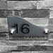 Contemporary House Sign, Modern Door Number, Decorative Number Signs ...