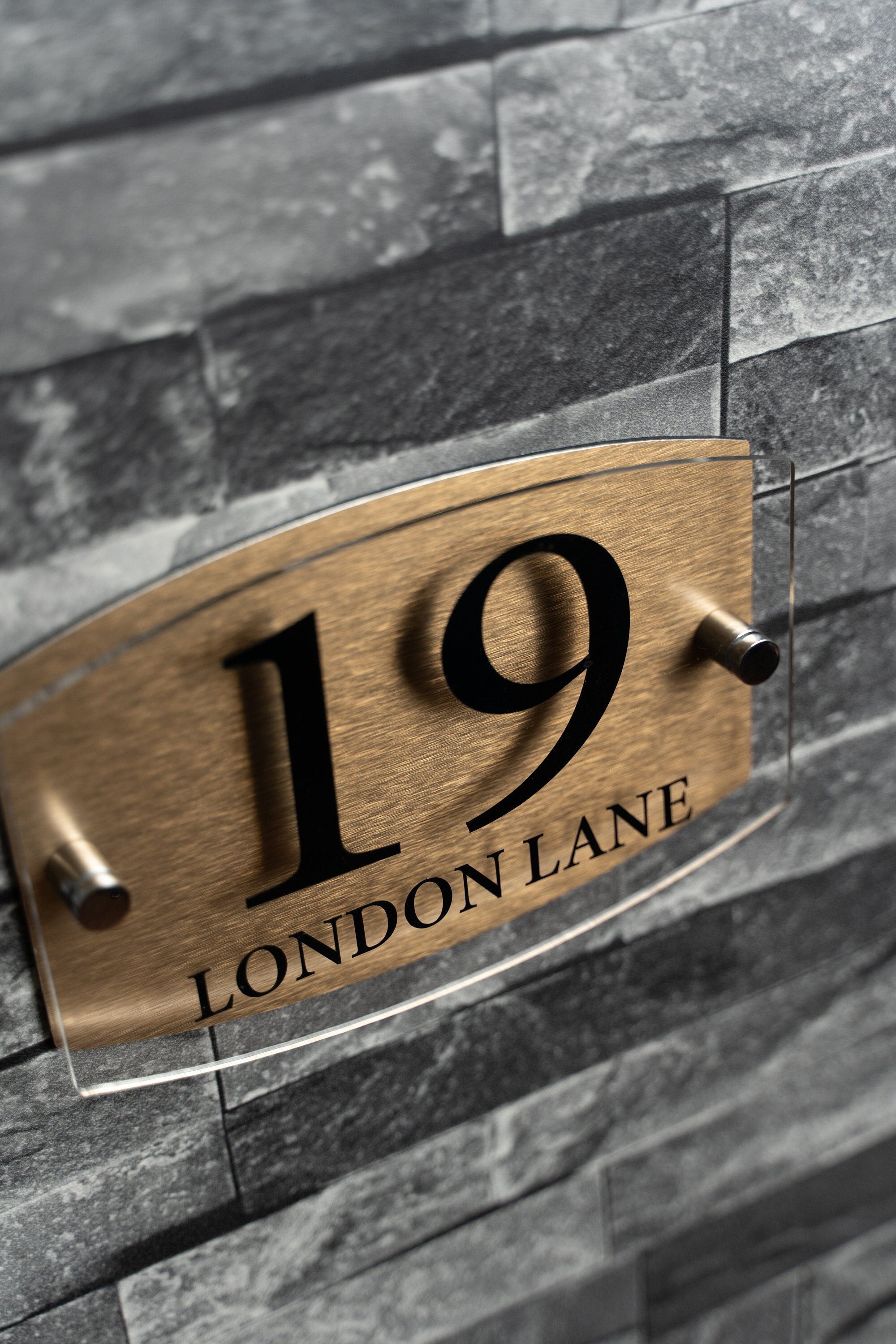 Decorative Number Signs, House Numbers Signs, Modern Door Number, Front ...