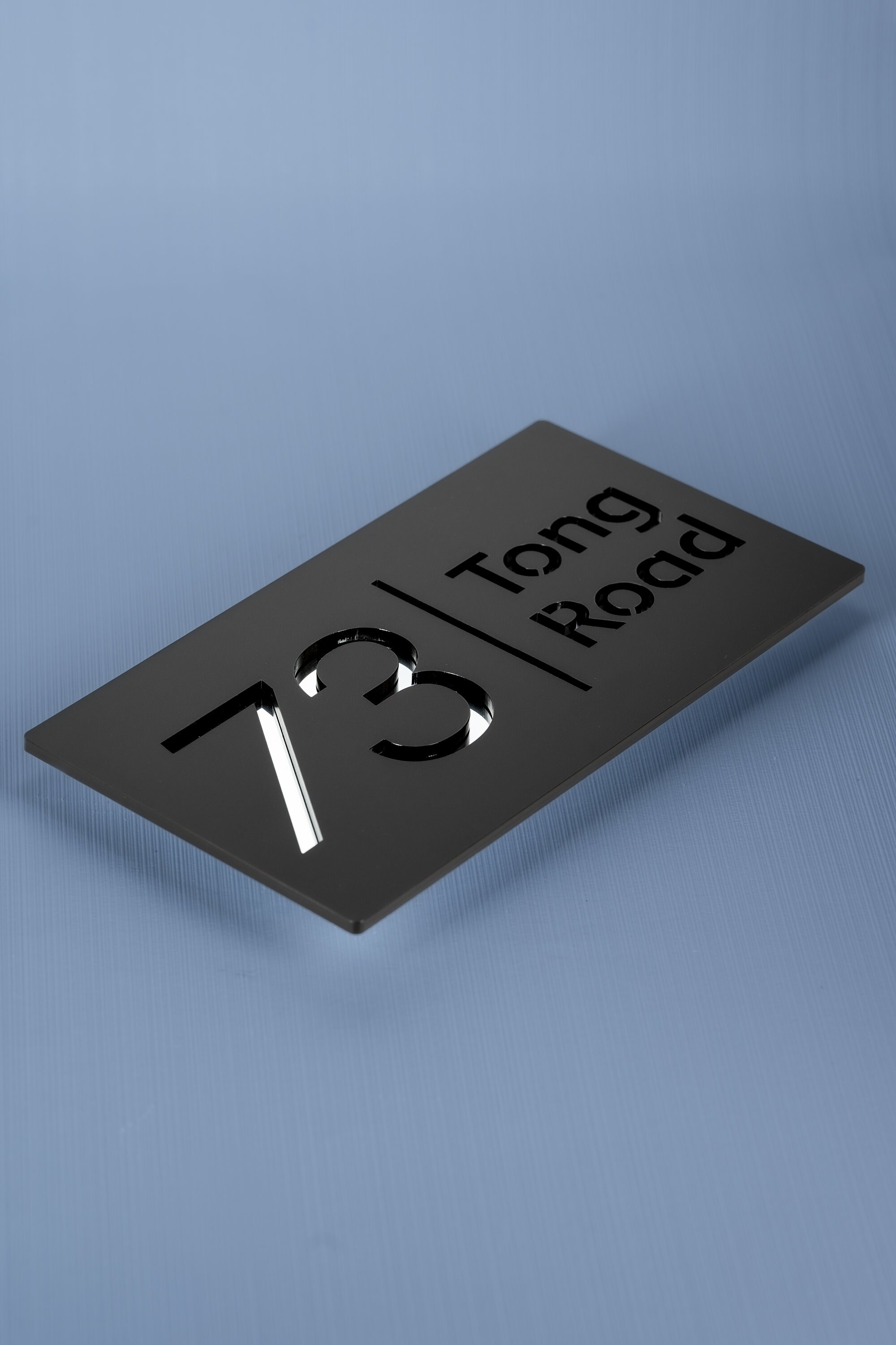 Floating House Sign Door Numbers Plaque, Modern Acrylic House Sign ...