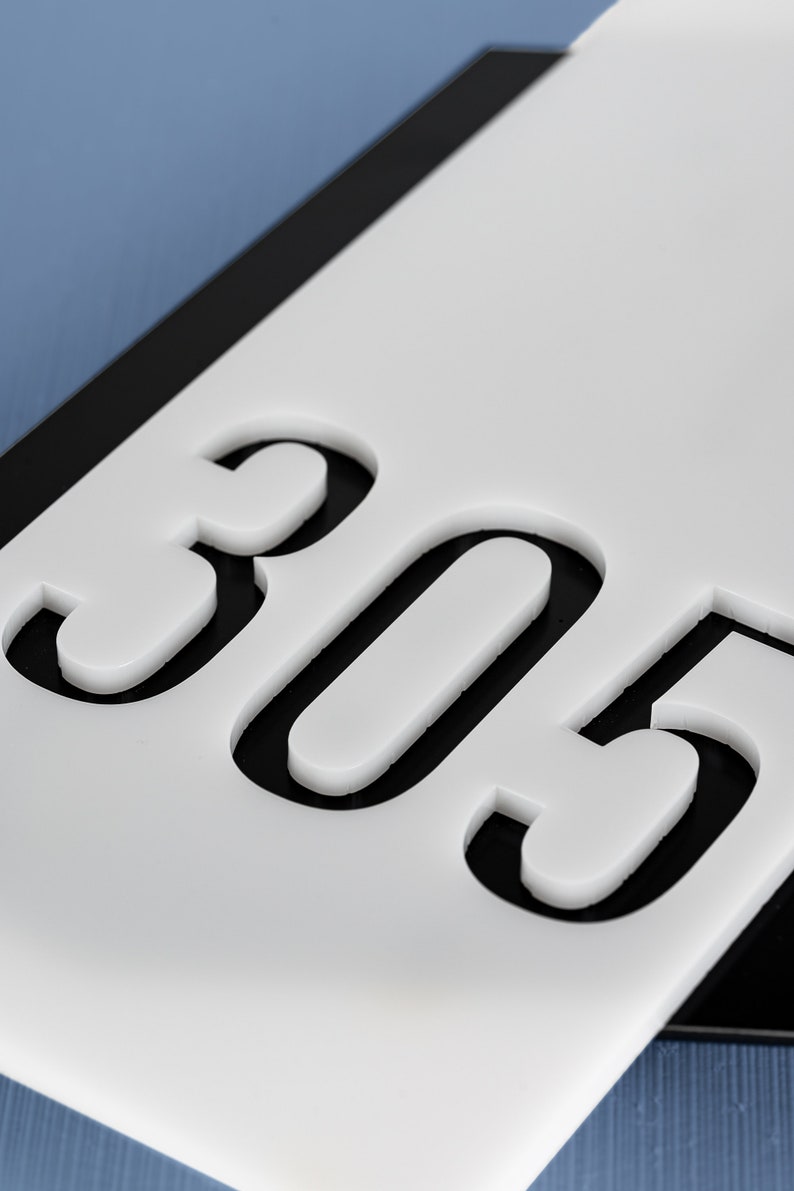 Custom 3D Number, Floating Door Numbers Sign, 3D Numbers , Modern Door ...