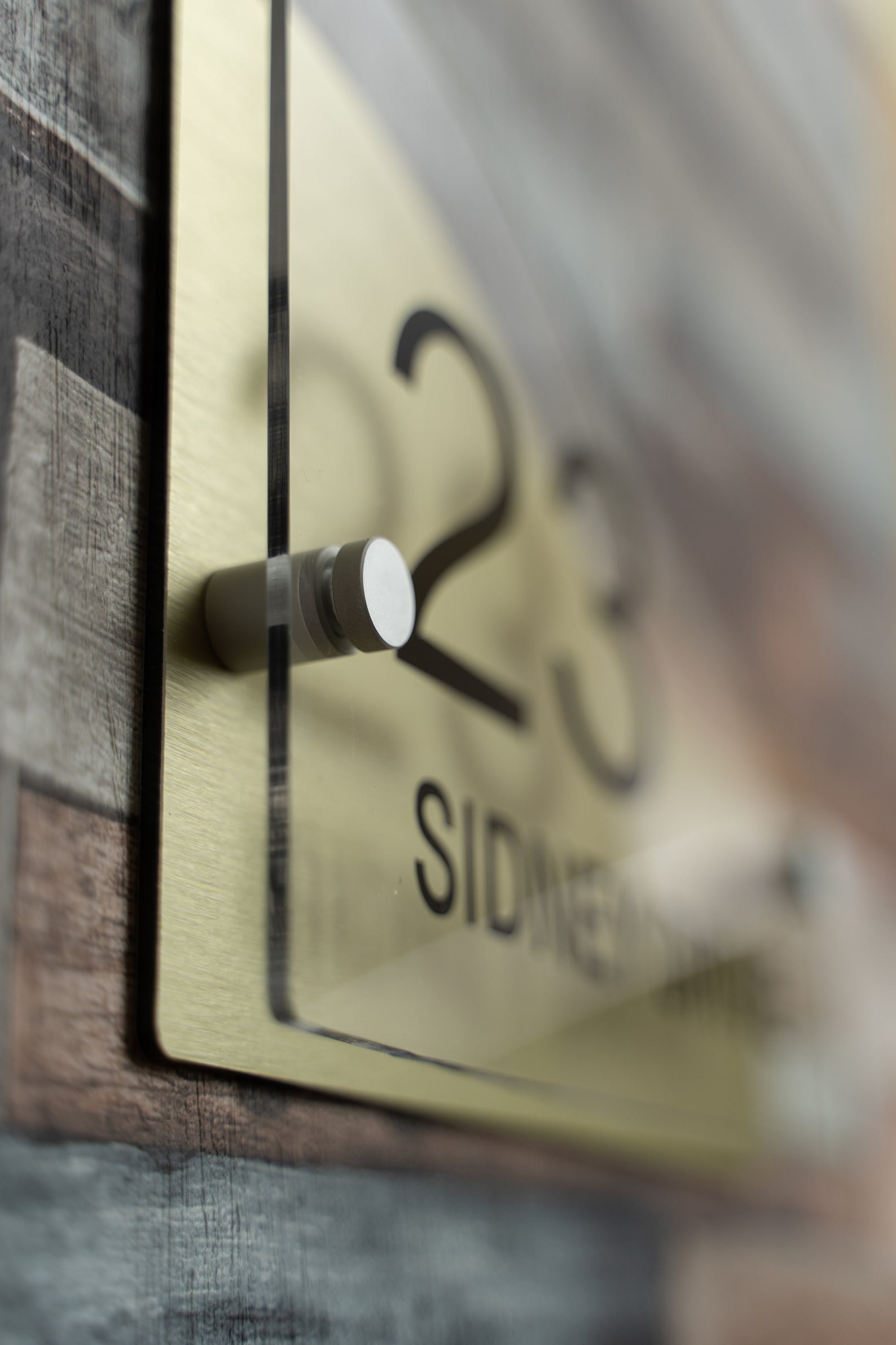 Modern Contemporary House Number Sign - Etsy