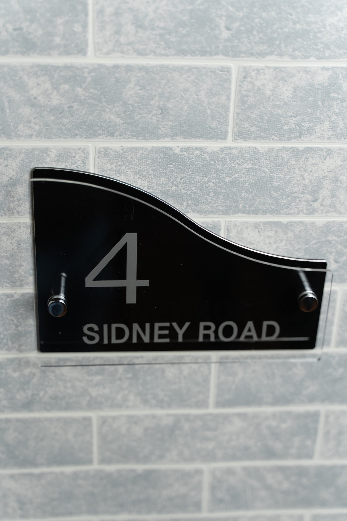 Contemporary House Sign, Modern Door Number, Decorative Number Signs ...