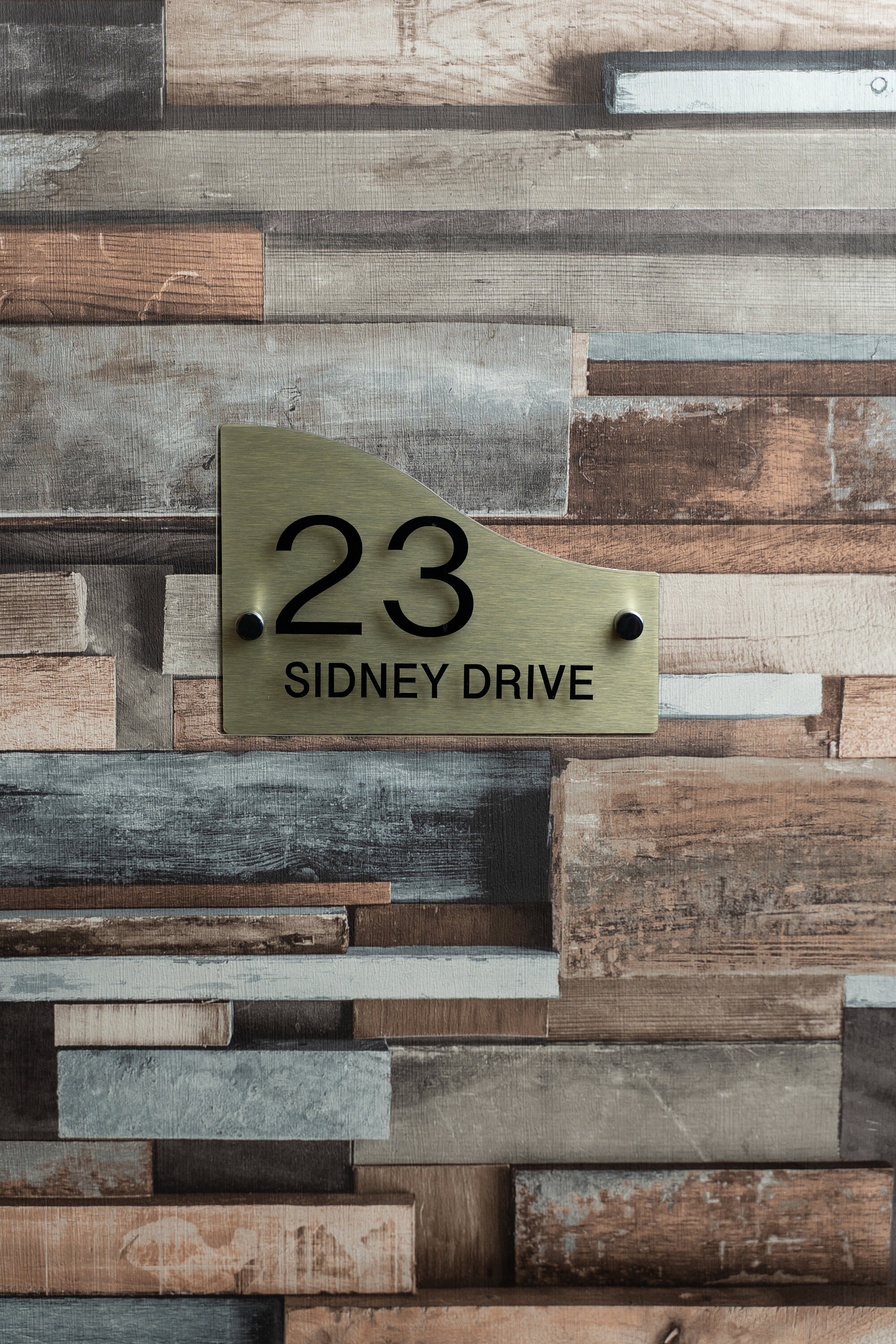 Modern Contemporary House Number Sign - Etsy