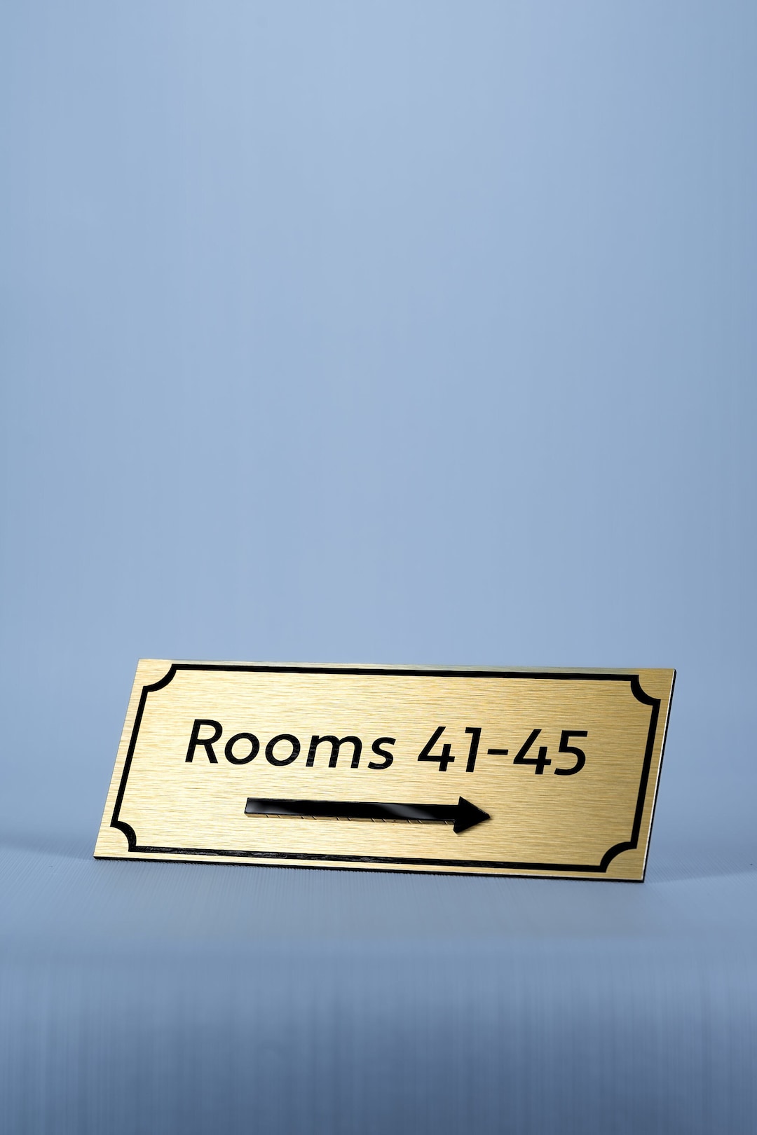 Luxury Laser Cut Matt Black & White Floating Hotel Rooms Sign - Etsy